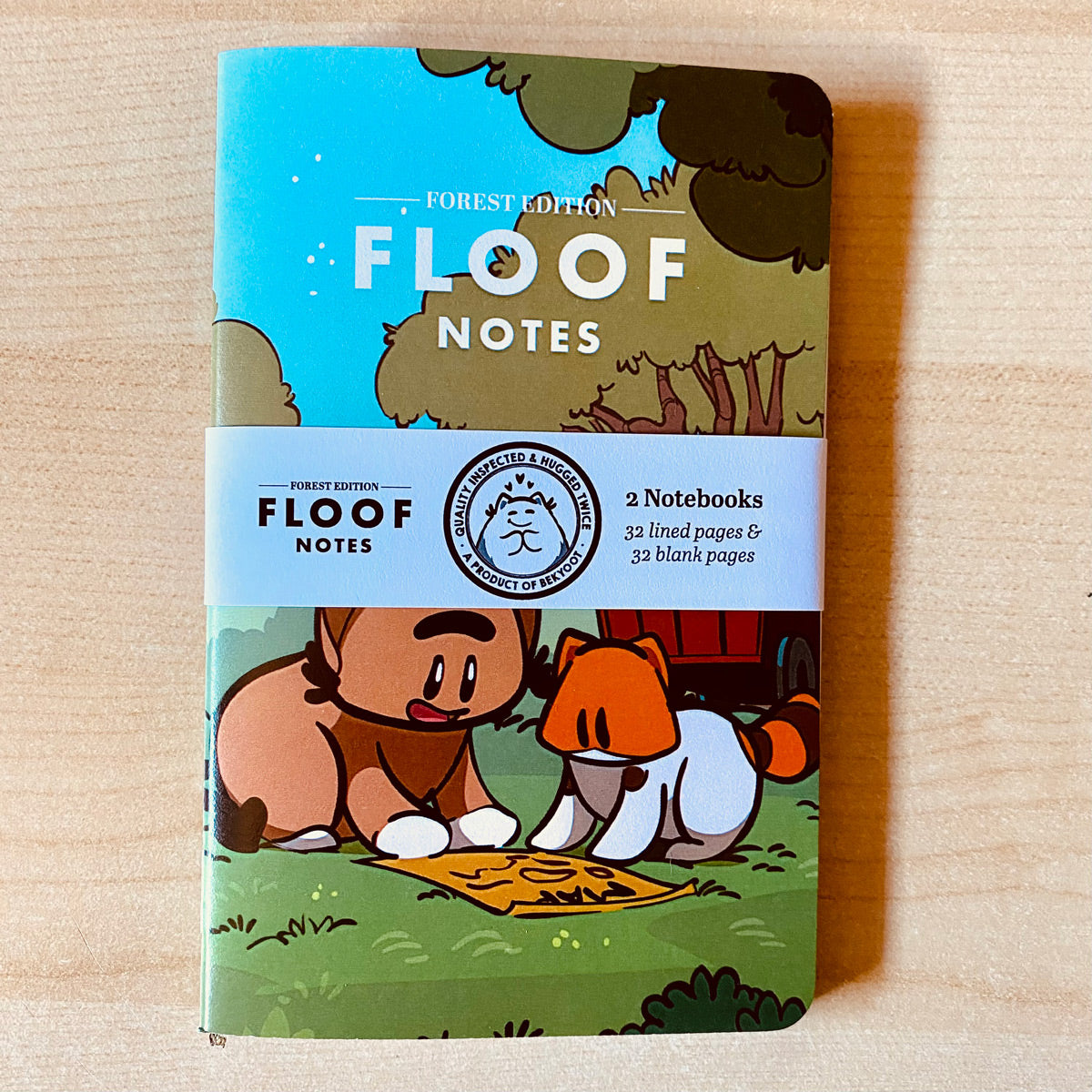 Floof Notes Forest Edition Two-Notebook Pack – BeKyoot