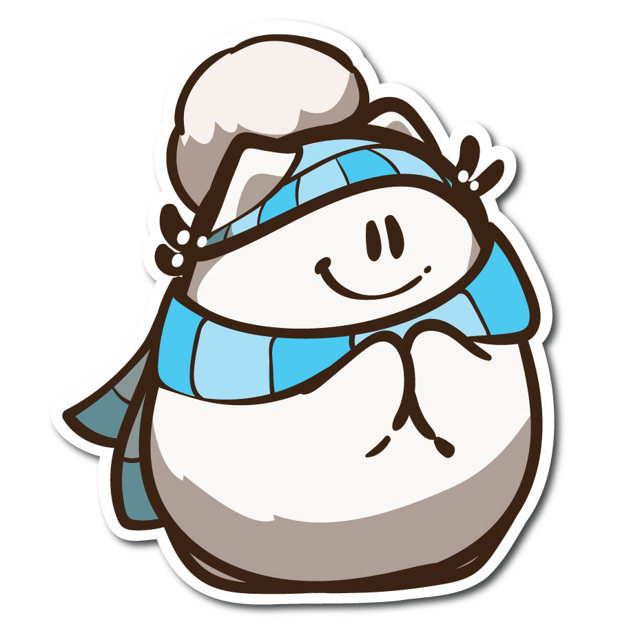 Winter Floof Vinyl Sticker - Cute Cat Sticker – BeKyoot