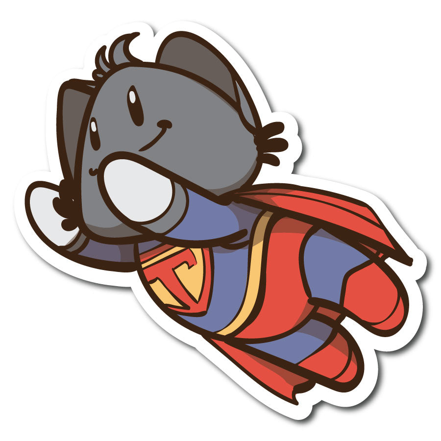 Super Tux Vinyl Sticker - Cute Cat Sticker – BeKyoot