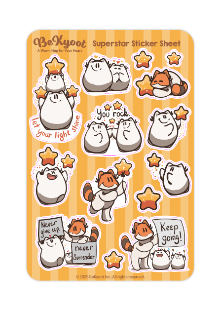 Superstar Sticker Sheet – BeKyoot