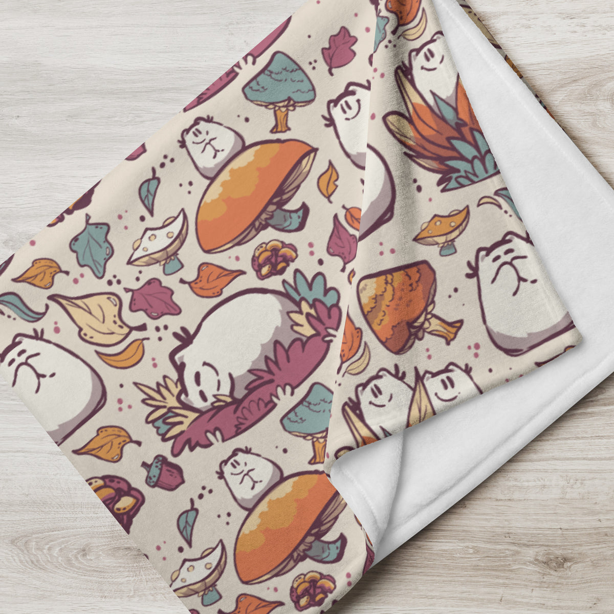 Autumn Floofs Throw Blanket – BeKyoot
