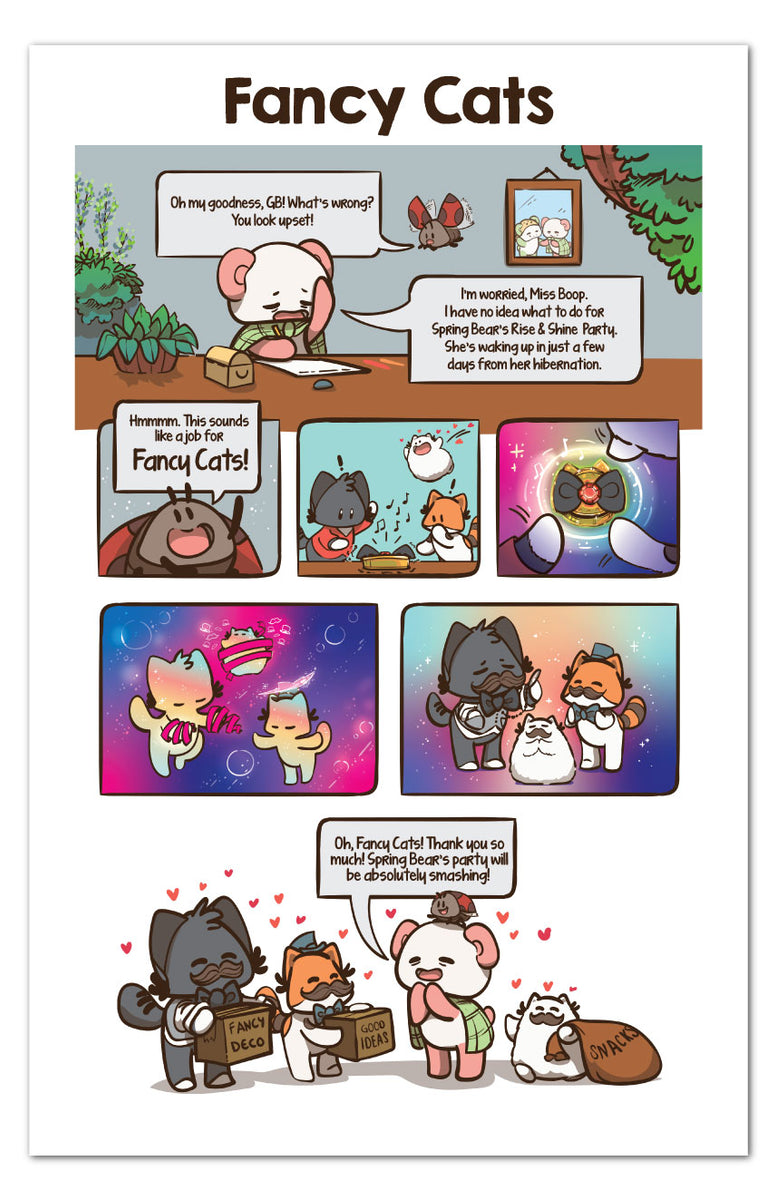 Fancy Cats | Funny Cute Comic Art Prints – BeKyoot