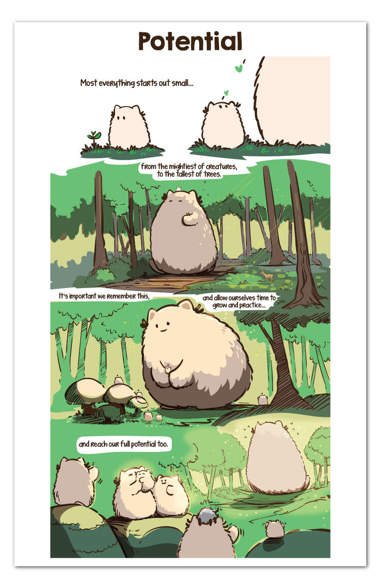 Potential | Funny Cute Comic Art Prints – BeKyoot